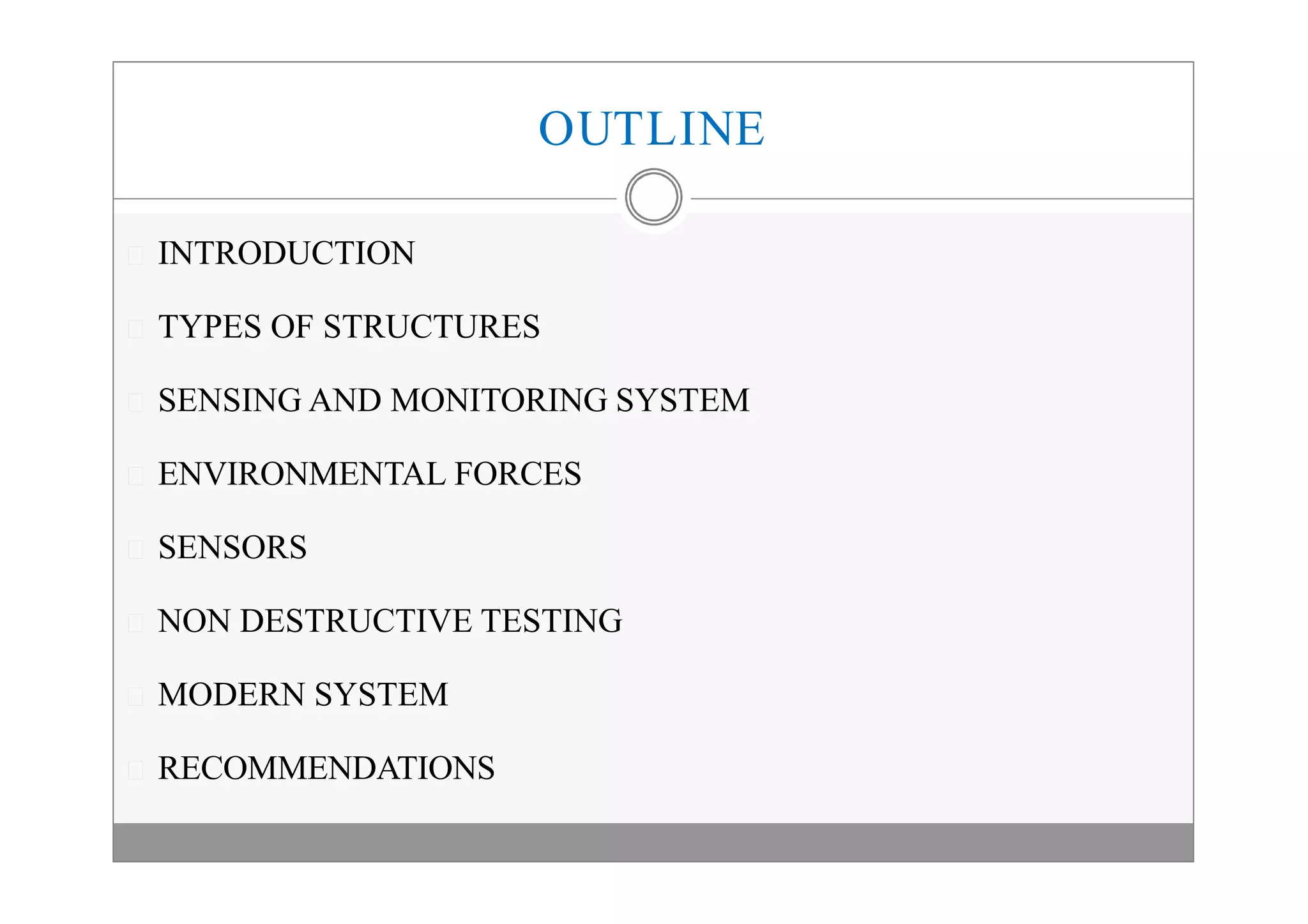 Sensing and Monitoring Systems: Offshore structures | PPT