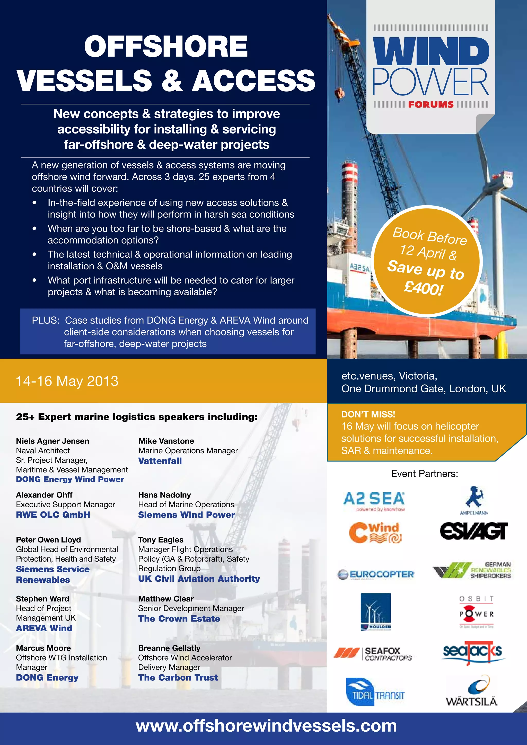 Offshore Vessels & Access Forum-Event Brochure | PDF