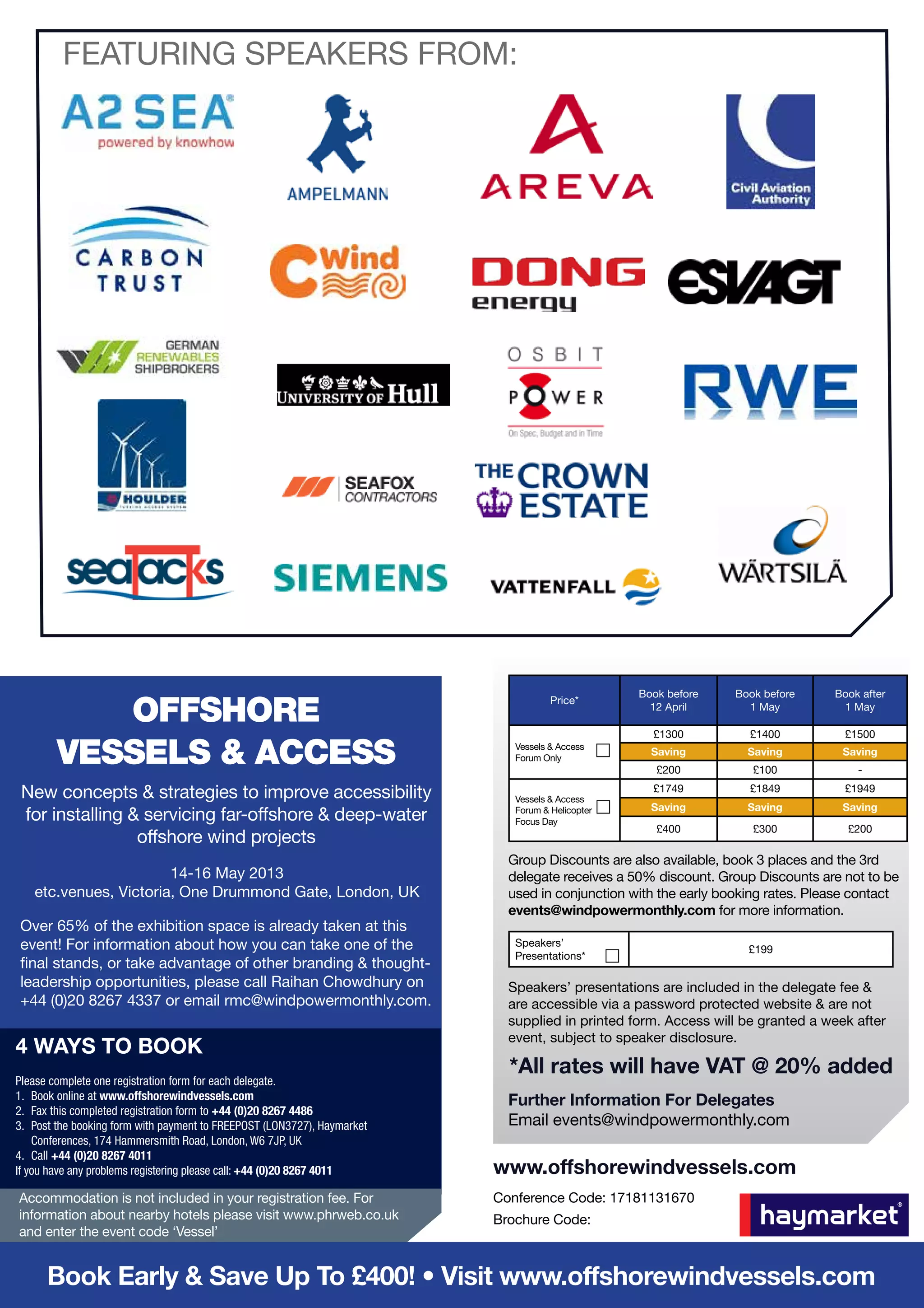 Offshore Vessels & Access Forum-Event Brochure | PDF