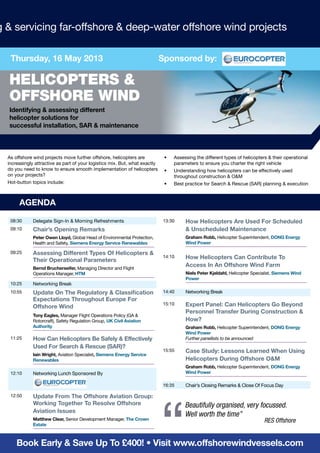 Offshore Vessels & Access Forum-Event Brochure | PDF