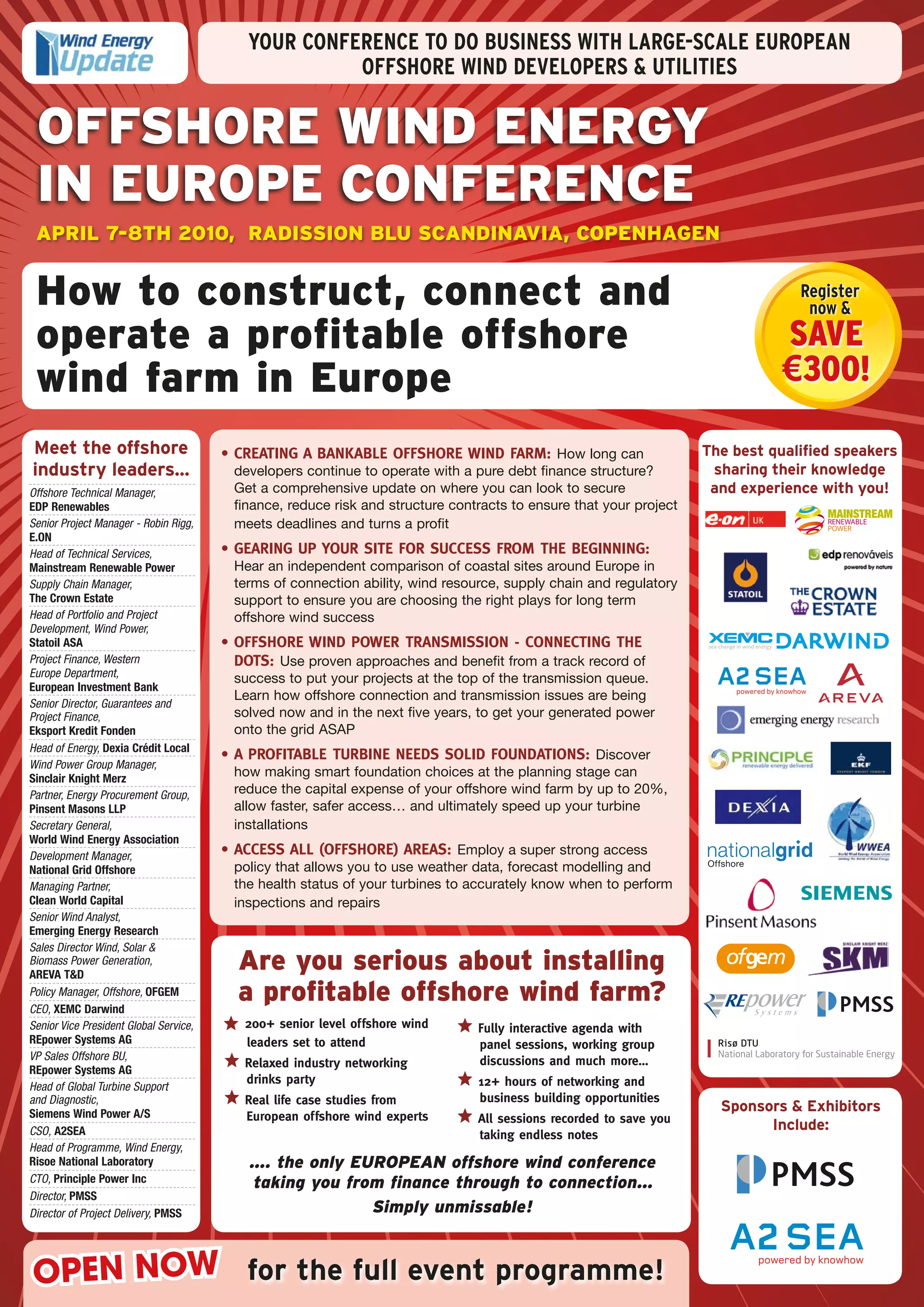 Offshore Wind Energy In Europe Conference | PDF | Europe Travel ...