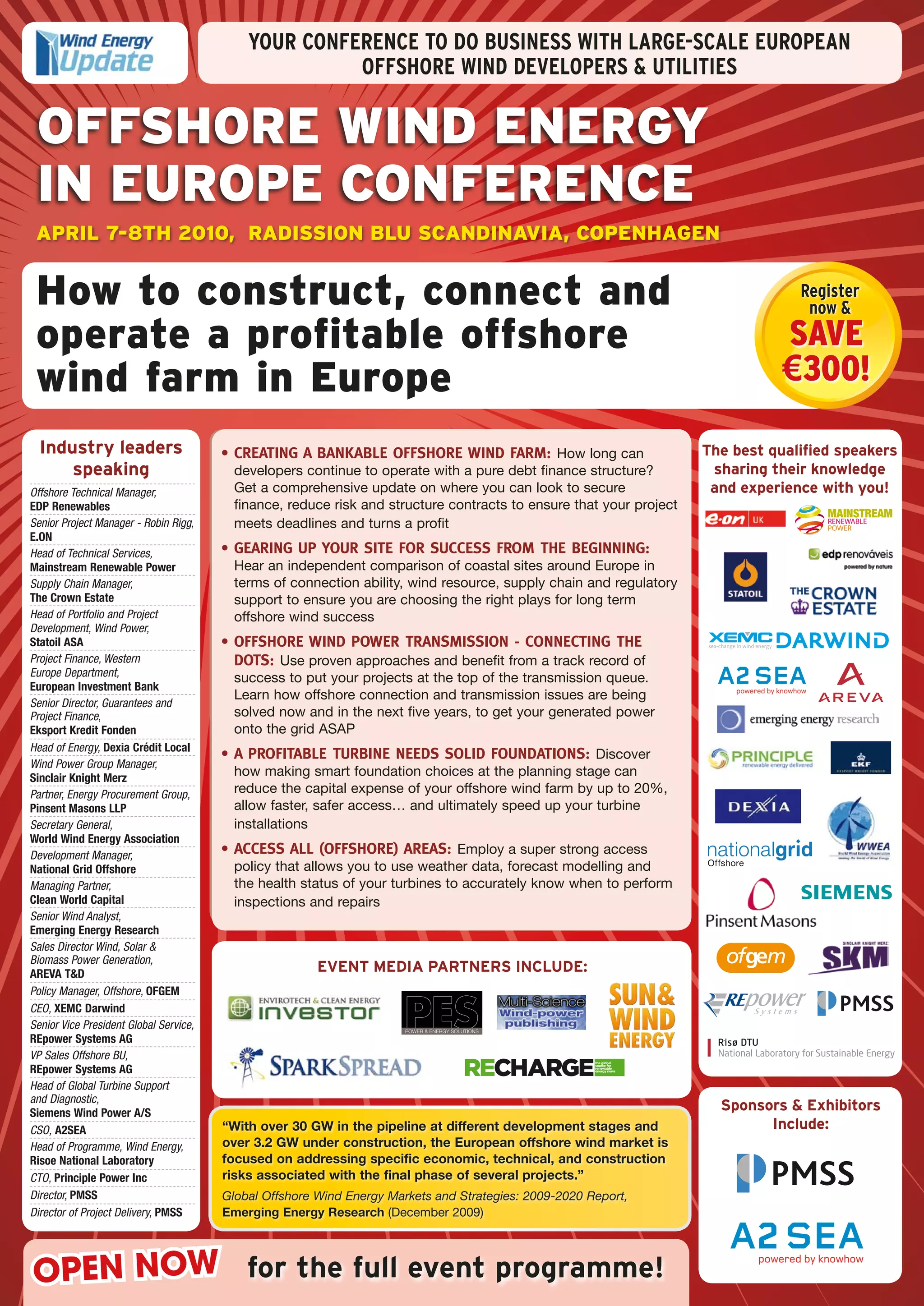 Offshore Wind Energy In Europe Conference | PDF | Europe Travel ...