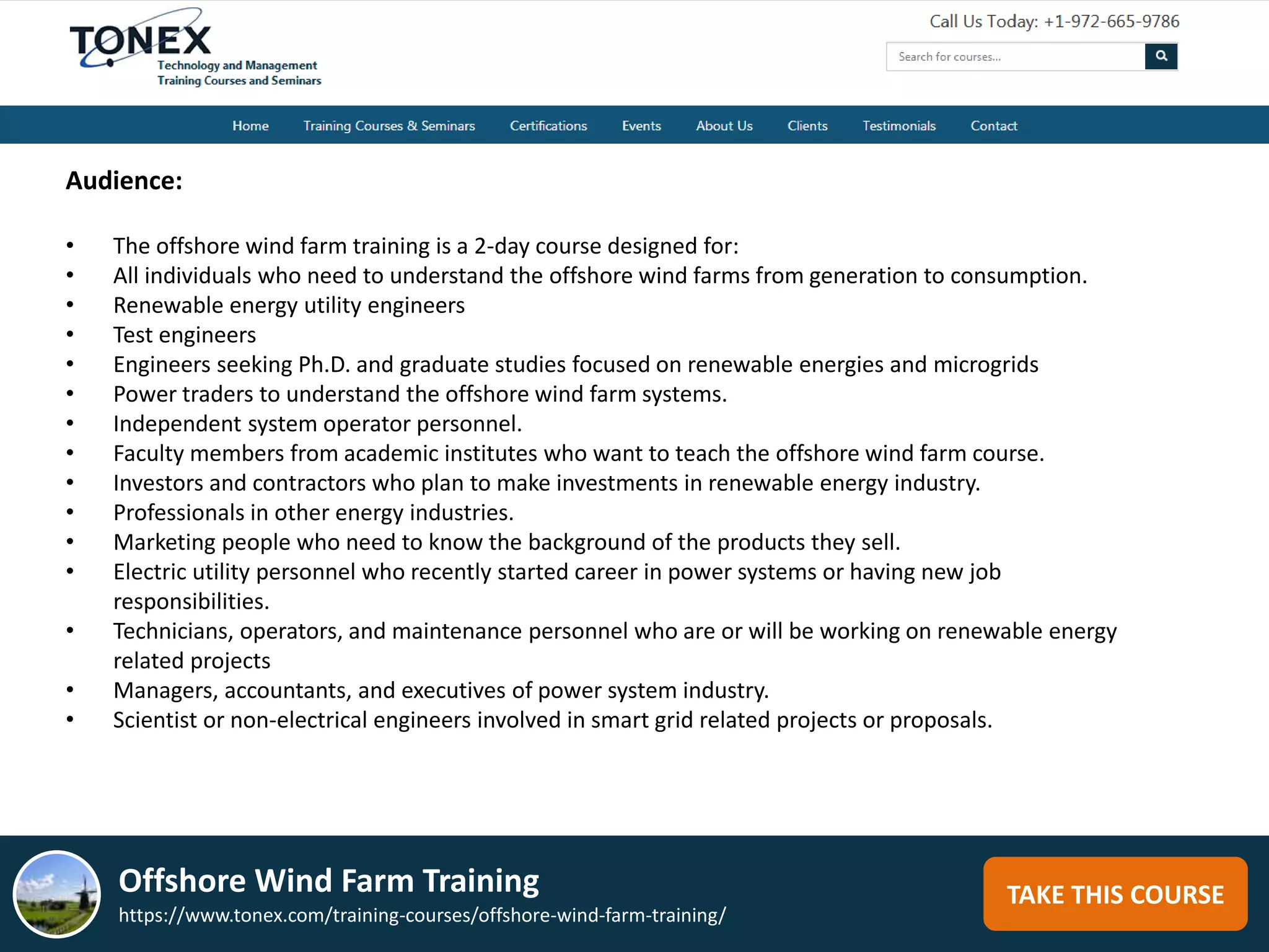 Offshore Wind Farm Training | PPT