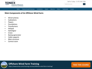 Offshore Wind Farm Training | PPT
