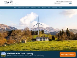 Offshore Wind Farm Training | PPTX
