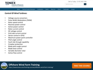 Offshore Wind Farm Training | PPTX