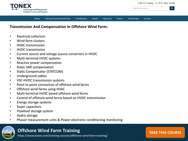 Offshore Wind Farm Training | PPT