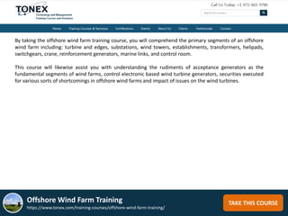 Offshore Wind Farm Training | PPT