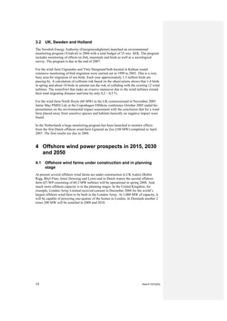 Offshore Wind Power Experiences Potential And Key Issues For Deployment ...