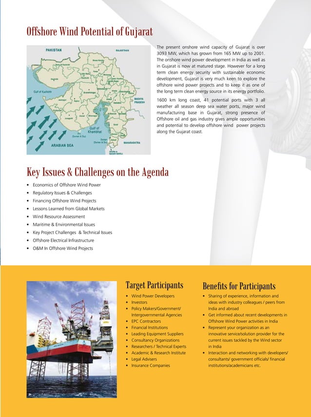 Offshore Wind Power Potential of Gujarat Vibrant | PDF