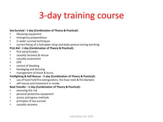 Offshore Wind Safety Training | PPTX