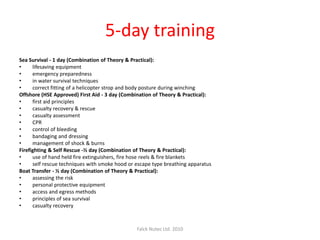 Offshore Wind Safety Training | PPT