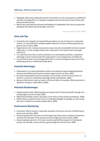 Offshoring | PDF