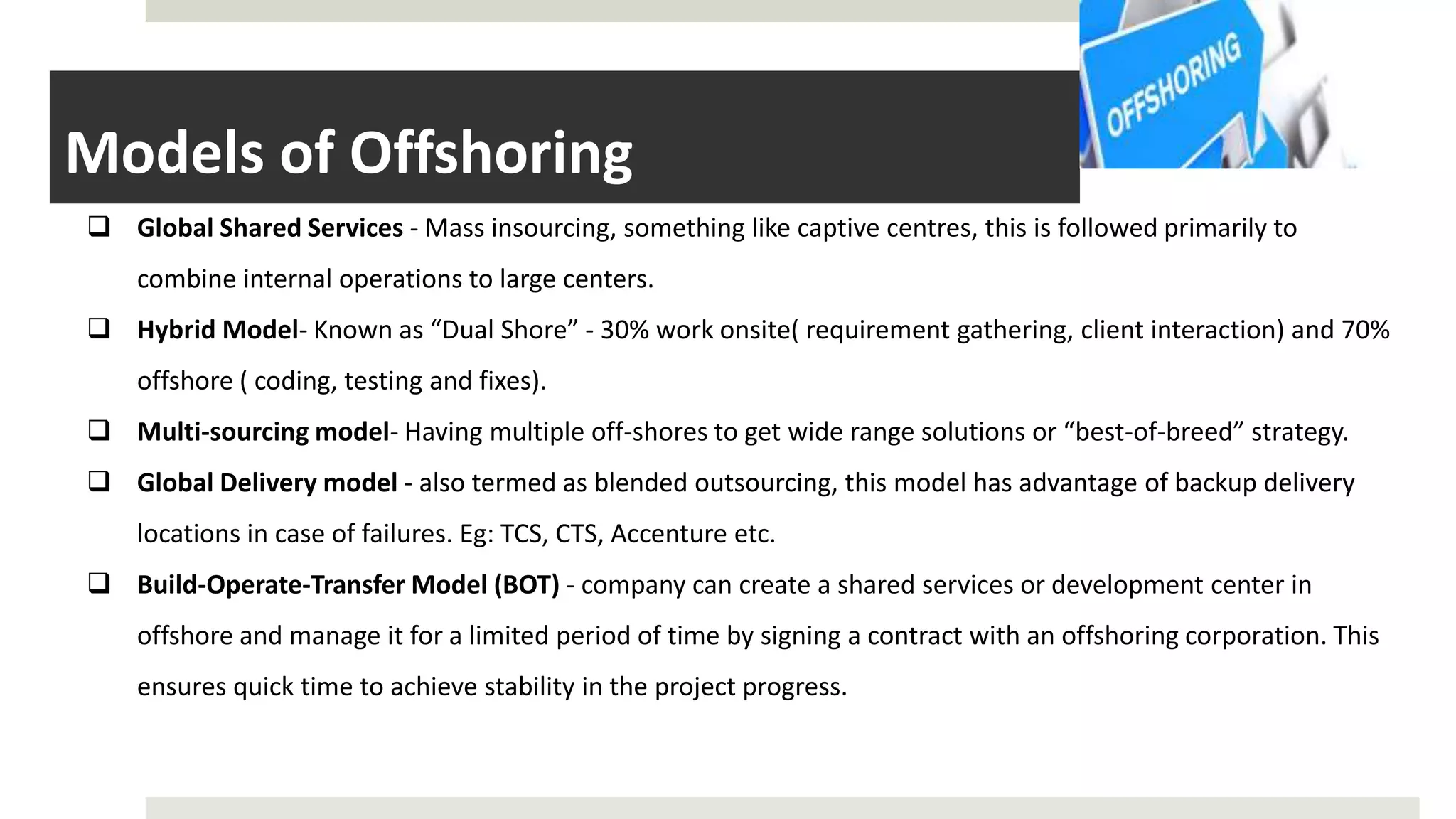 Offshoring | PPTX