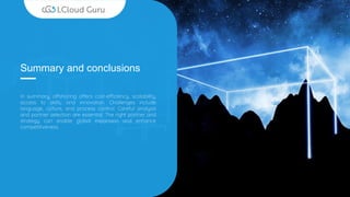 Offshoring - As an outsourcing strategy | PPTX