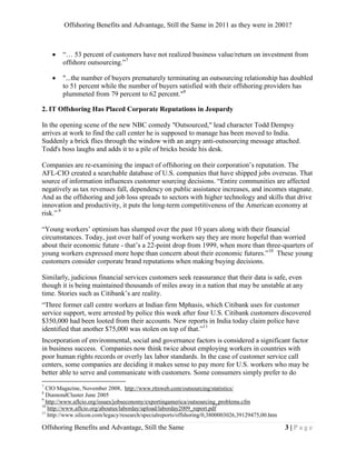 Offshoring benefits and advantage, still the same | PDF