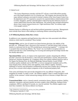 Offshoring benefits and advantage, still the same | PDF