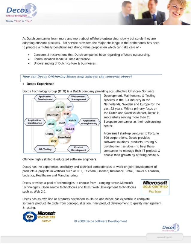 Offshoring & Decos Software Model | PDF
