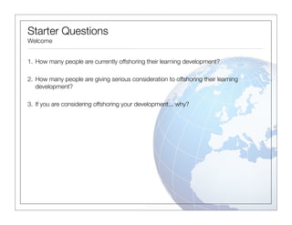 Offshoring devlearn10 | PPT