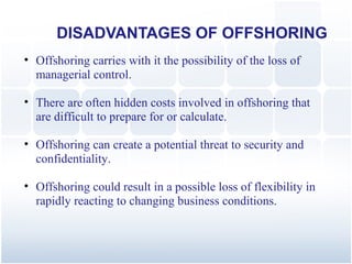 Offshoring in morocco | PPT