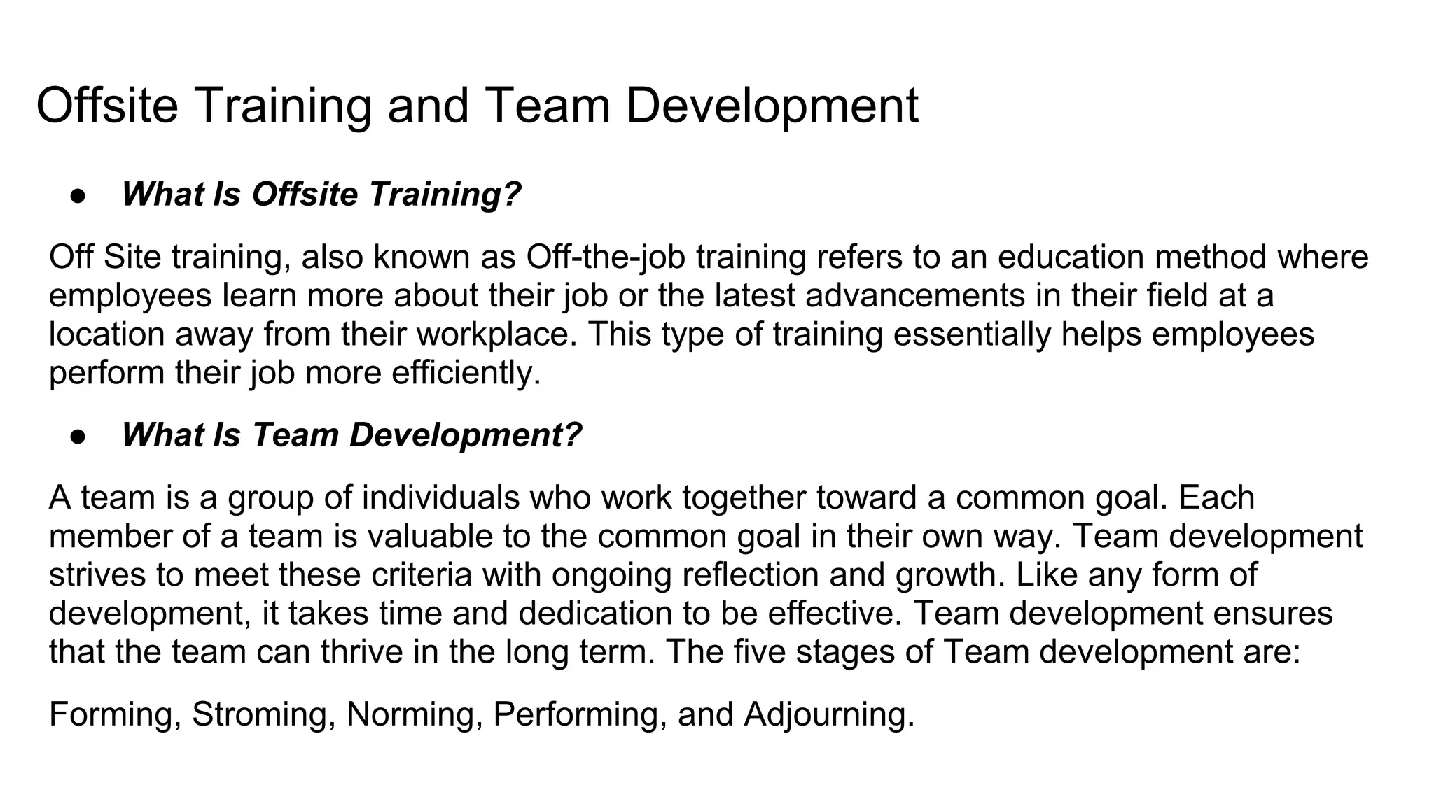 Offsite Training and Team Development.pptx