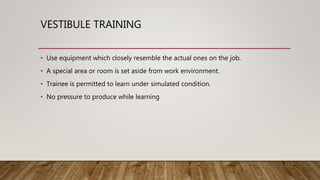 Off the job training | PPT