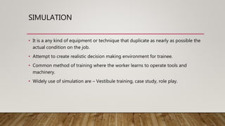 Off the job training | PPTX