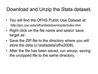 OFHS_Tutorial_STATA.ppt