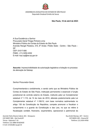 Oficio-MP-TCE-Sabesp-1 | PDF