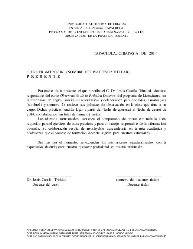 Ejemplos De Oficios De Solicitud En Word