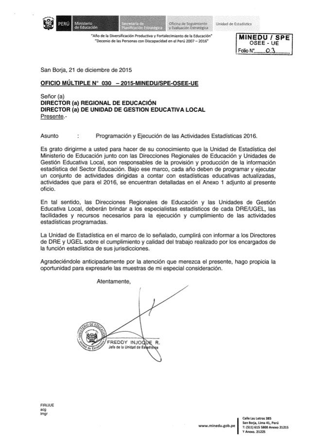 Oficio multiple 030 2015 dreugel - copia