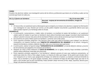 oficios y profesiones actividades para niños de preescolar | DOCX