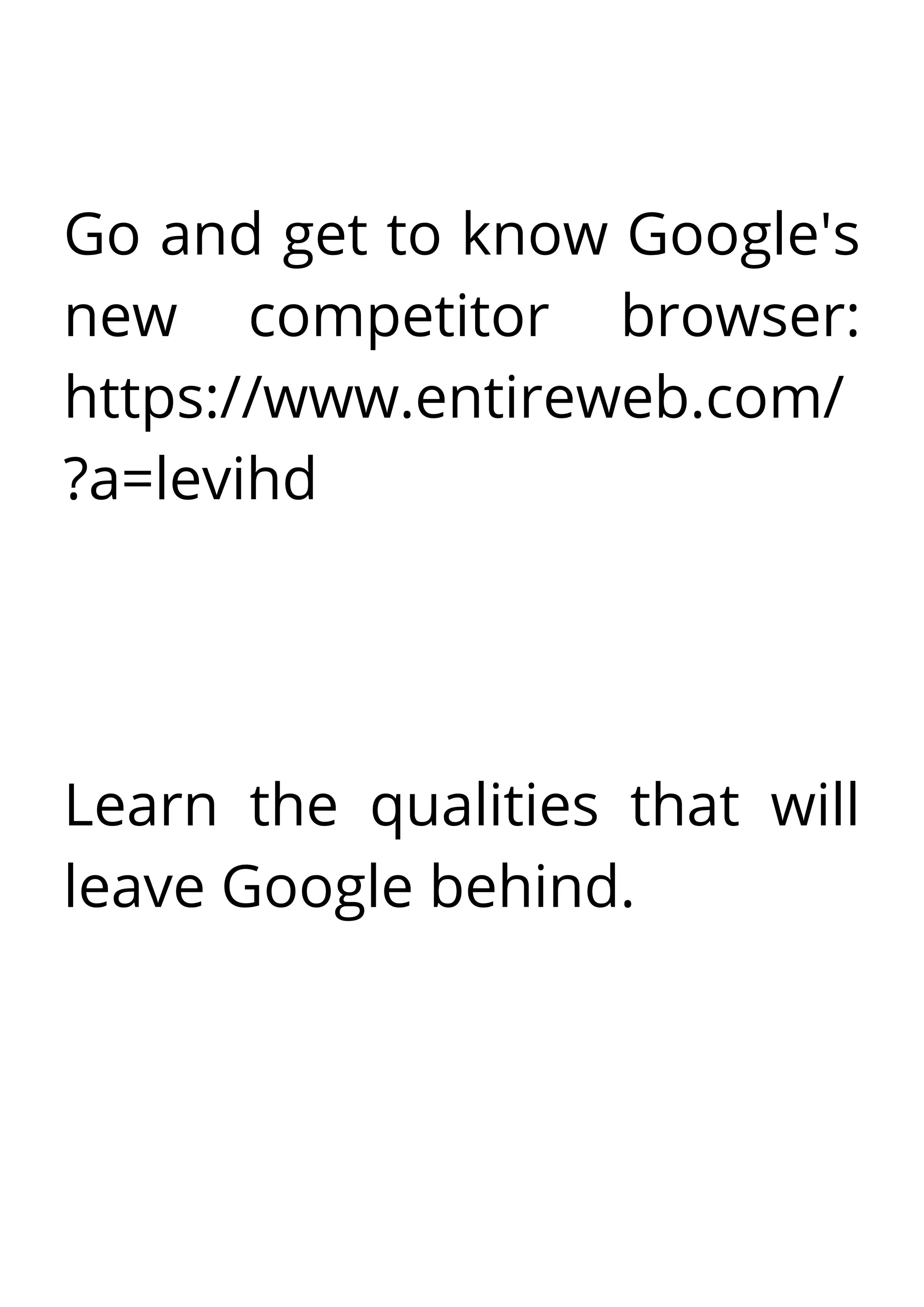 The end of Google? | PDF | Browsers | Computer Software and Applications