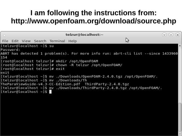 OpenFOAM 2.4.0 installation on CentOS-7 | PPT