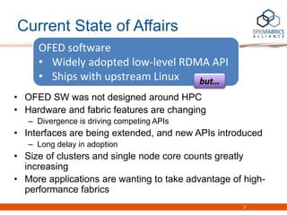 OpenFabrics Interfaces introduction | PDF