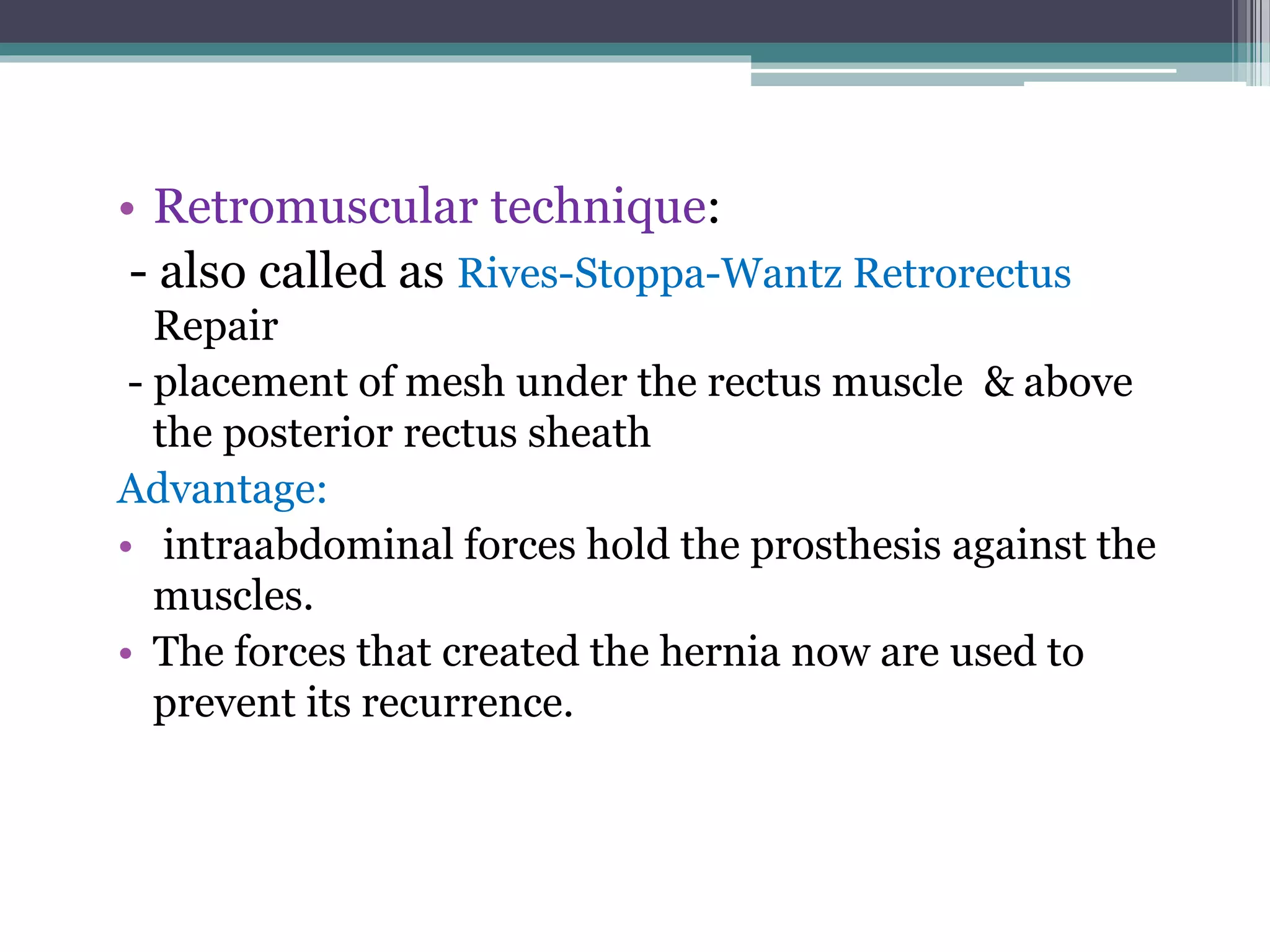Ventral hernias | PPTX