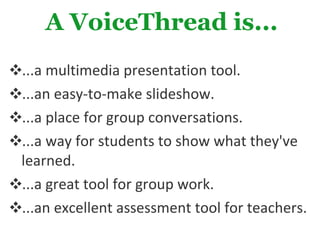Using Voicethread- OFLA | PPT