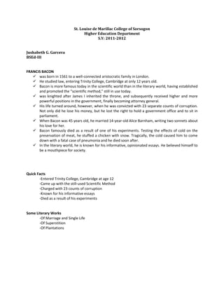 Of marrige and single life (euro. lit.) | DOCX