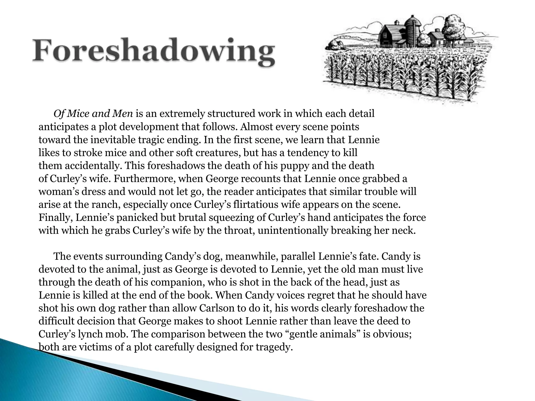 Of Mice And Men | PPTX | Romance | Genres