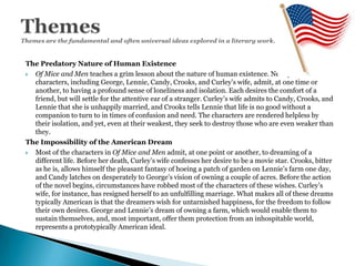 Of Mice And Men | PPTX