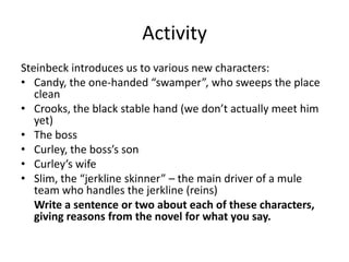 Of mice and men | PPTX