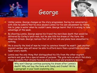 Of Mice and Men Revision | PPTX