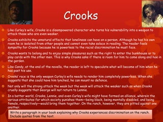 Of Mice and Men Revision | PPTX