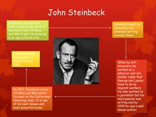 Of Mice and Men Revision | PPTX