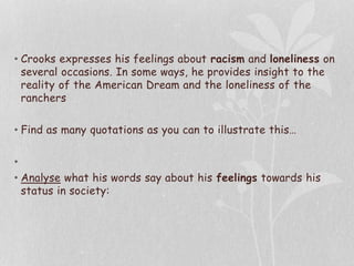 Of mice and men chapter 4 | PPTX