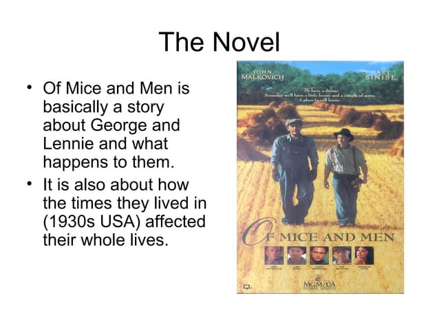 Of mice and men background | PPT