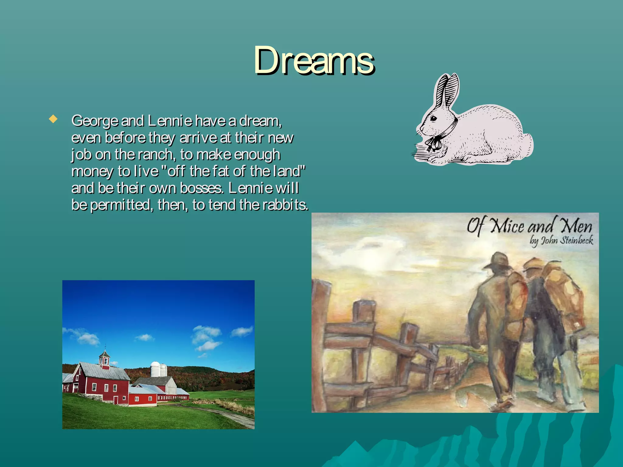 Of mice and men background & themes ppt | PPT