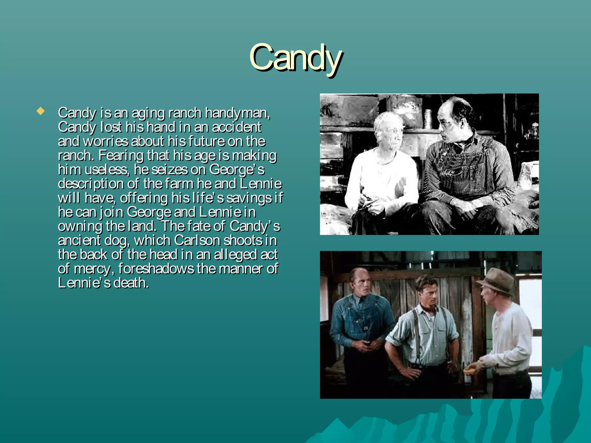 Of mice and men background & themes ppt | PPT