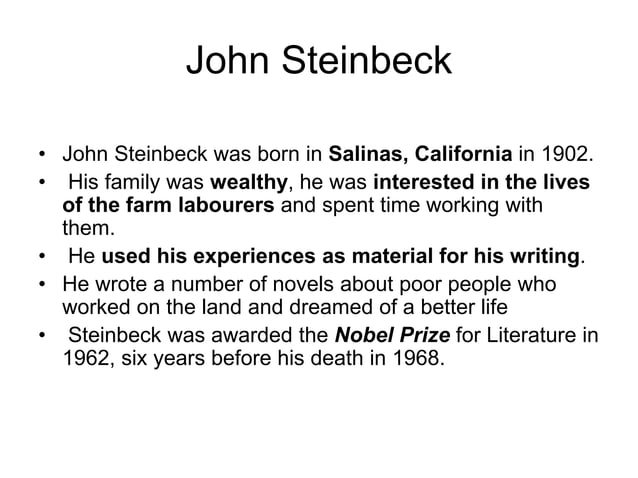 Of mice and men context | PDF