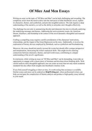 Of Mice And Men Essays.pdf